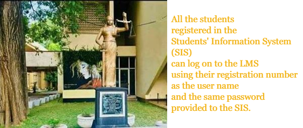 Learning Management System of the Faculty of Law, University of Colombo